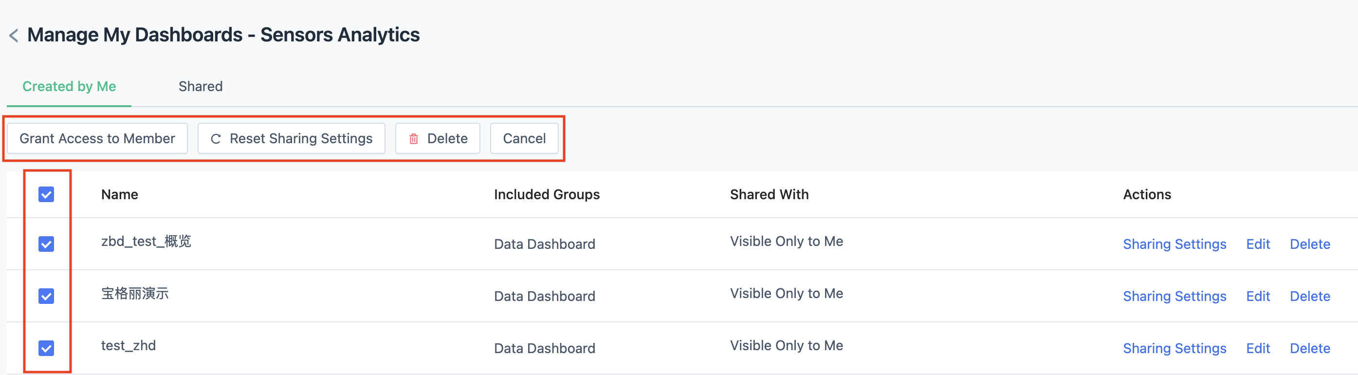 Dashboards-Help Center - Sensors Analytic